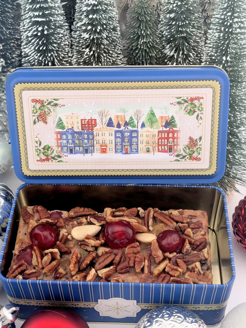 Grandma's Original Fruitcake in a Holiday Tin