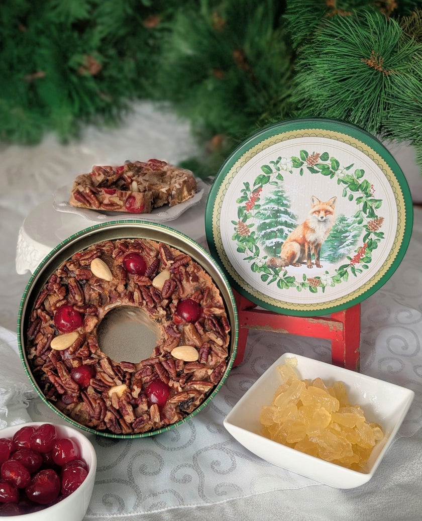 Grandma's Original Fruitcake in a Holiday Tin