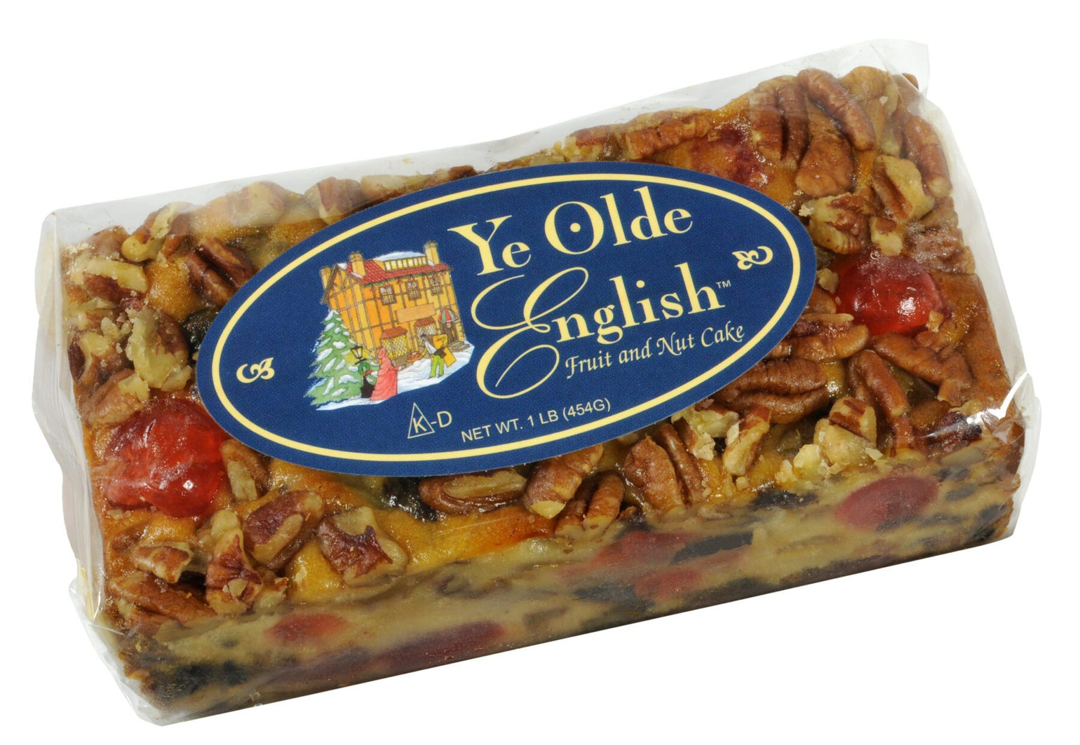 1 lb Ye Olde English Non-Alcoholic Fruitcake | Grandma's Classic