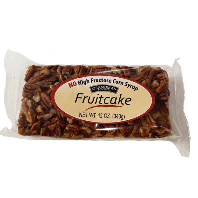 No High Fructose Corn Syrup Grandma's Fruitcake - 12 oz cello