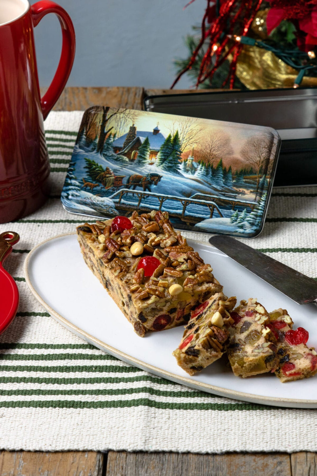 Grandma's Original Fruitcake in a Holiday Tin